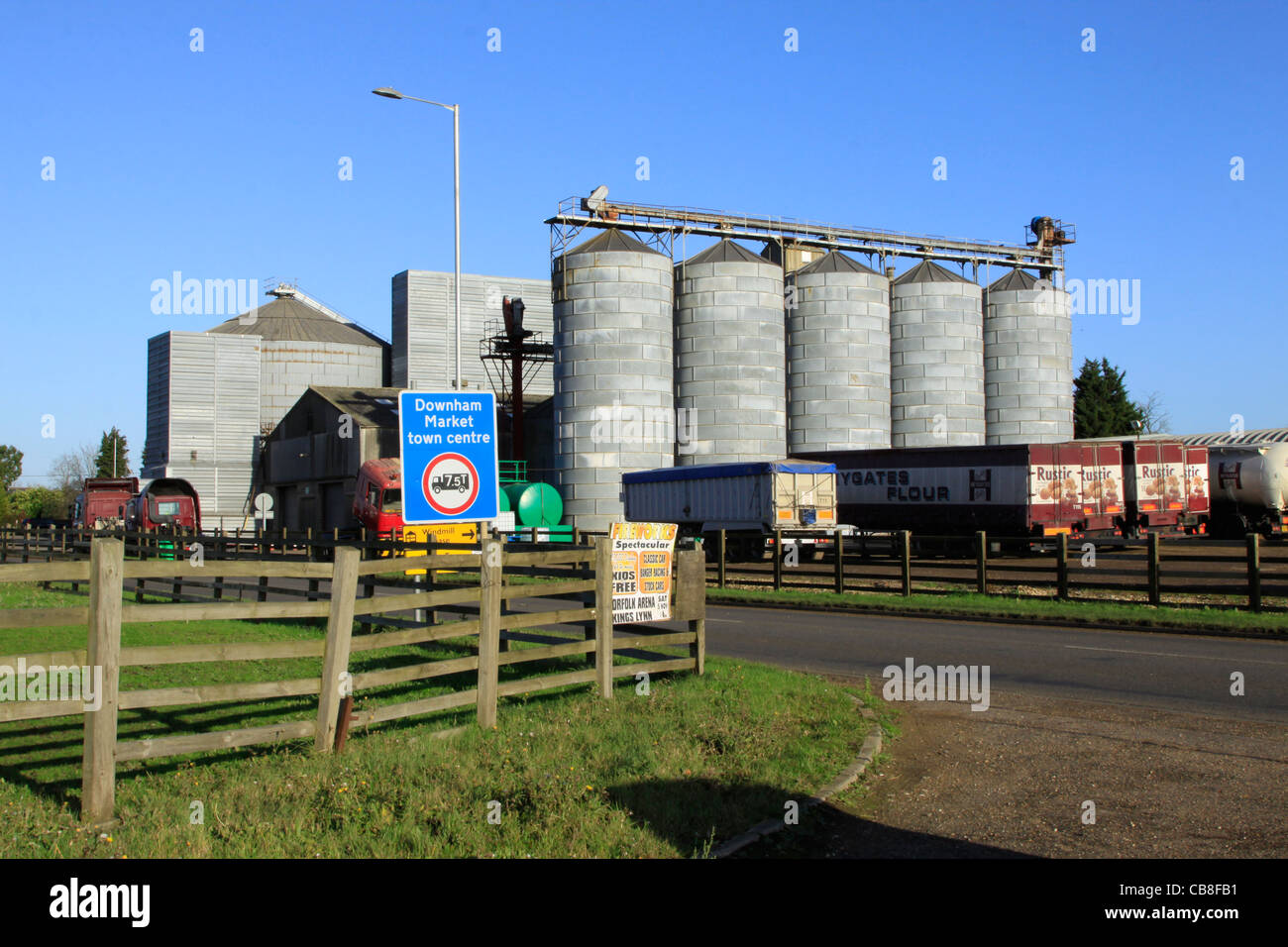 Heygates Flour Mills Downham Market, Norfolk Stock Photo - Alamy