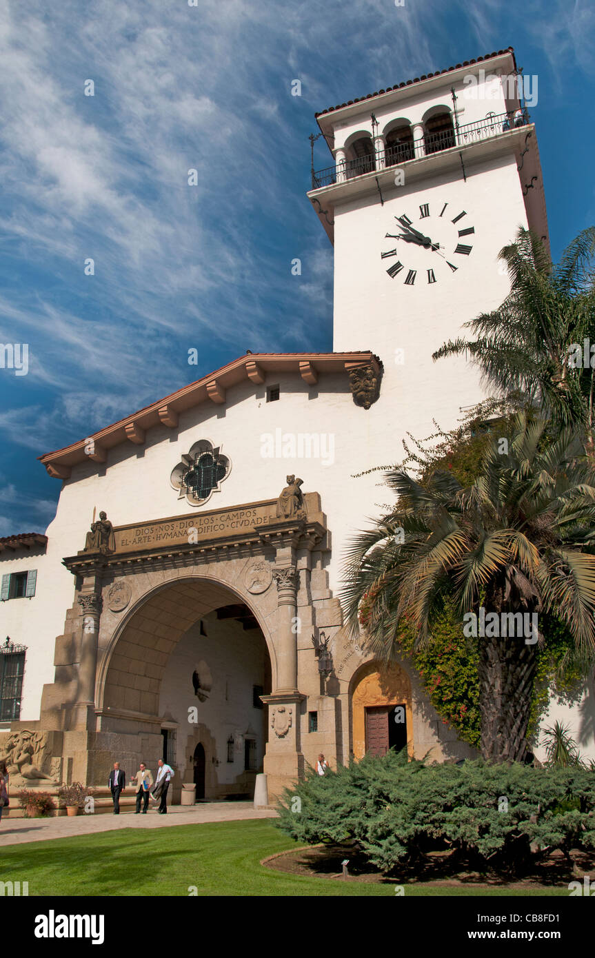 Santa Barbara Courthouse California United States Stock Photo - Alamy