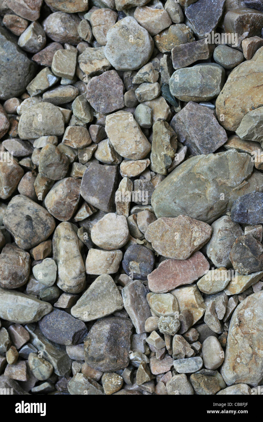 mixed gravel and cobbles background from a streambed Stock Photo - Alamy