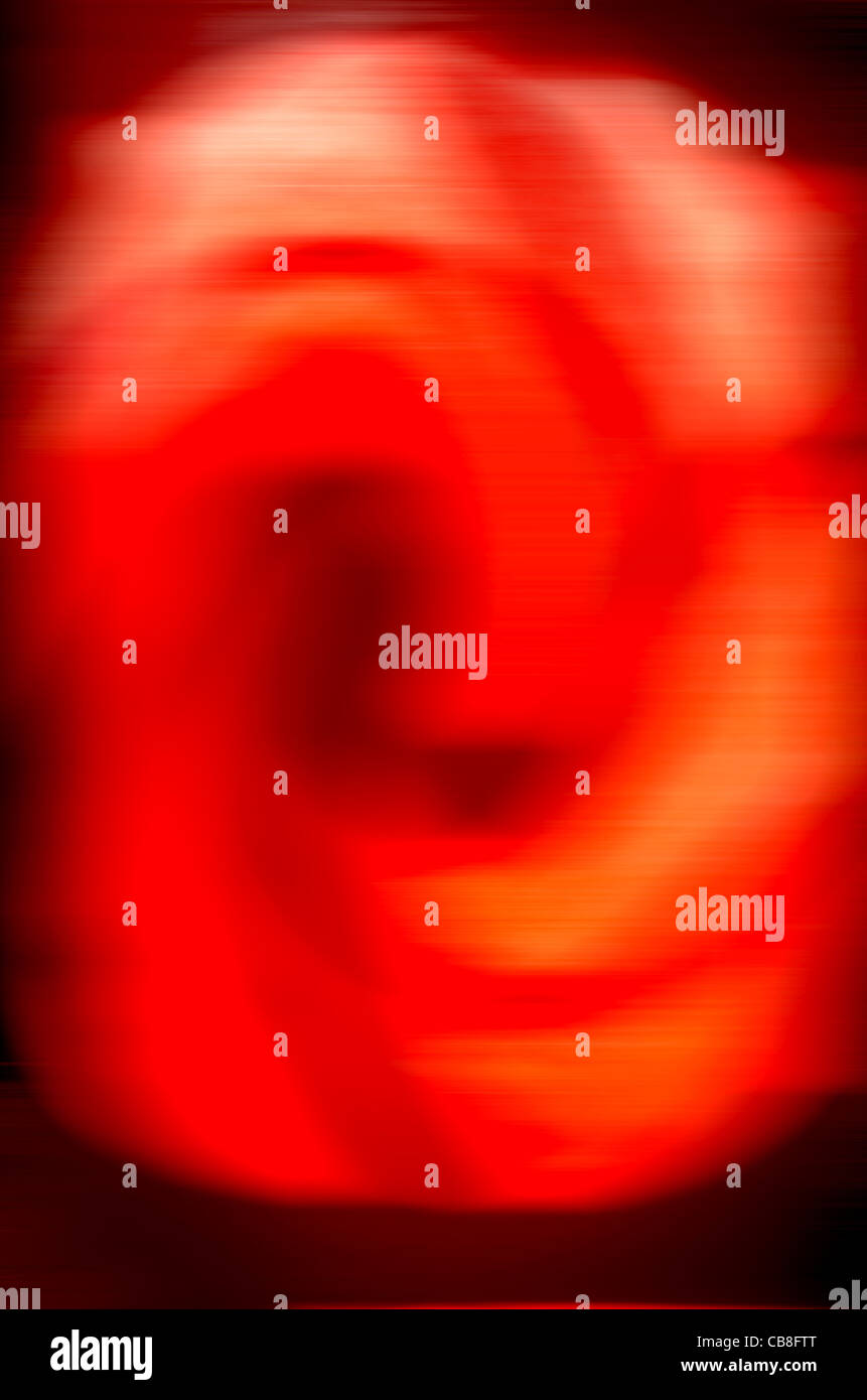 Interesting image blur. Blurred red circle. Abstract background Stock ...
