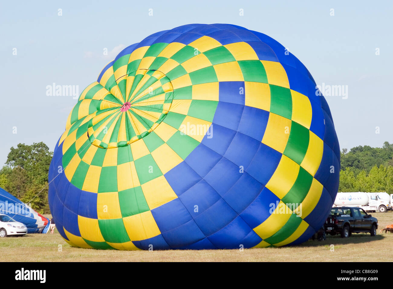 Balloon Being Inflated Stock Photo - Alamy