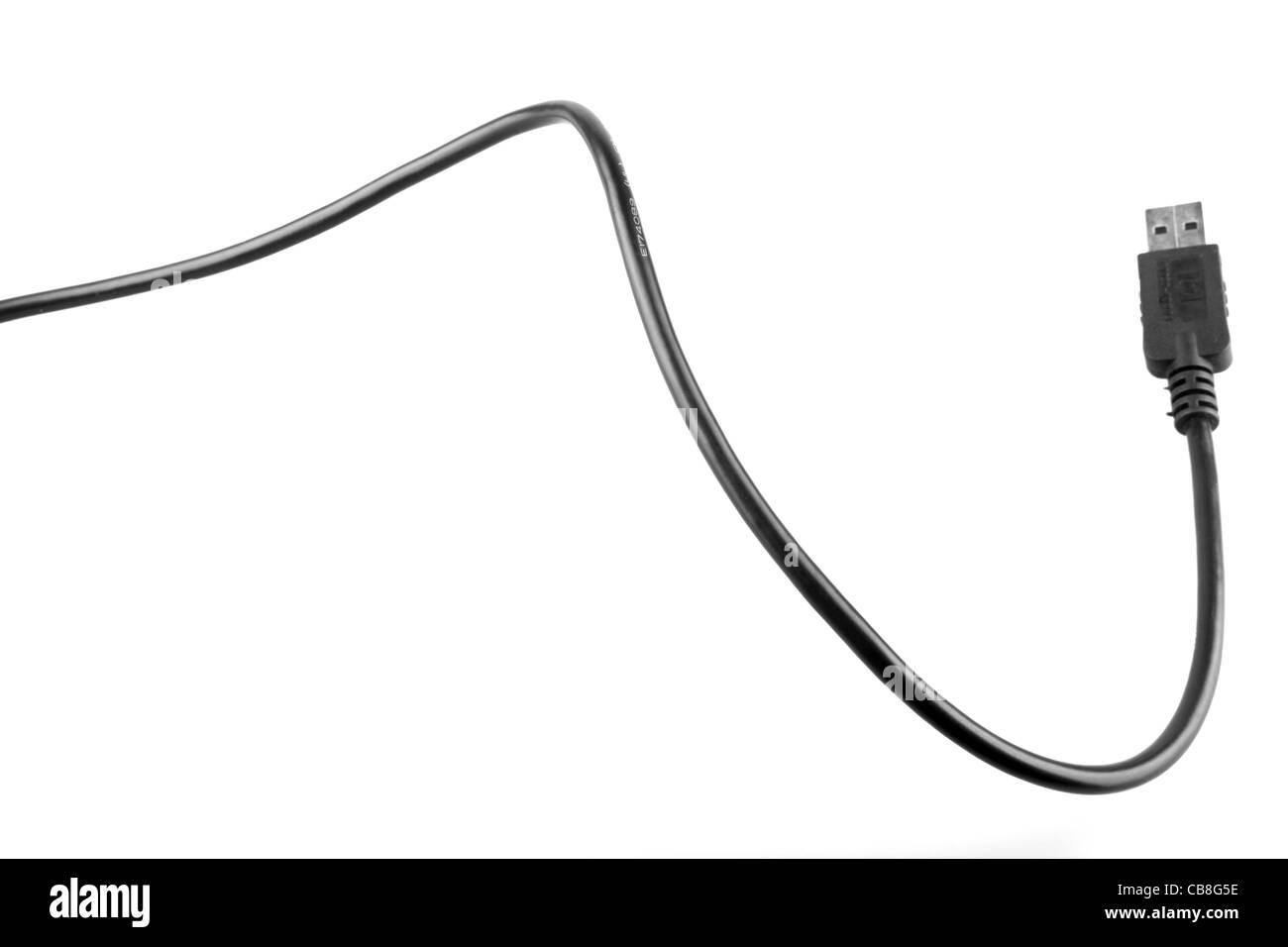 Electricity cable Black and White Stock Photos & Images - Alamy