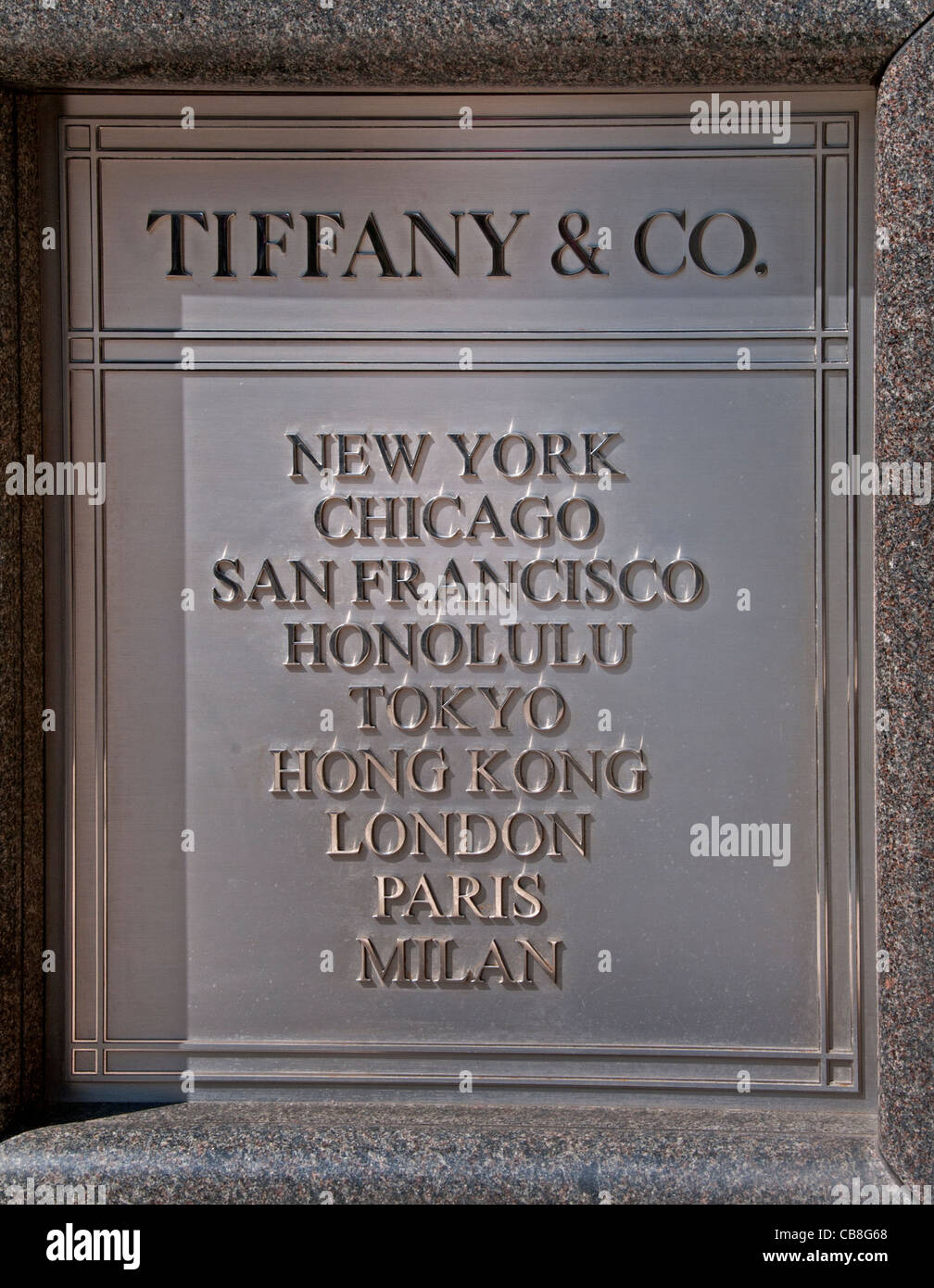 Tiffany & Co Rodeo Drive boutiques shops Beverly Hills Los Angeles ...