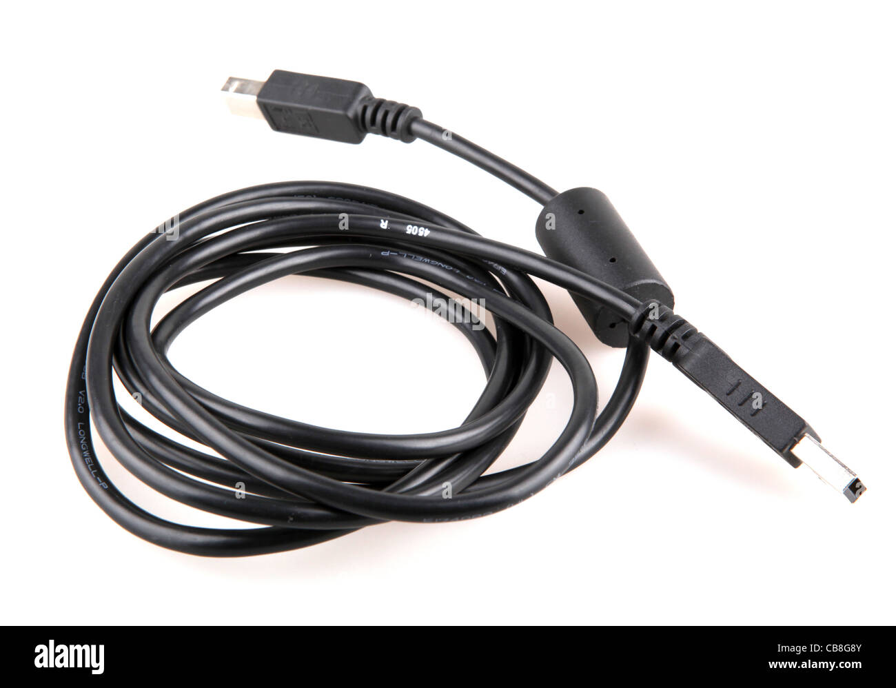 Usb cables cord connect pc cords hi-res stock photography and images ...