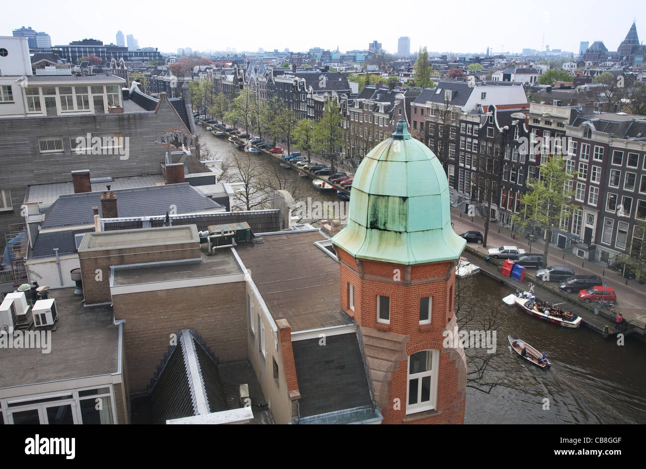 View from the Metz & Co. Metz & Co. Department Store Rooftop Cafe of ...