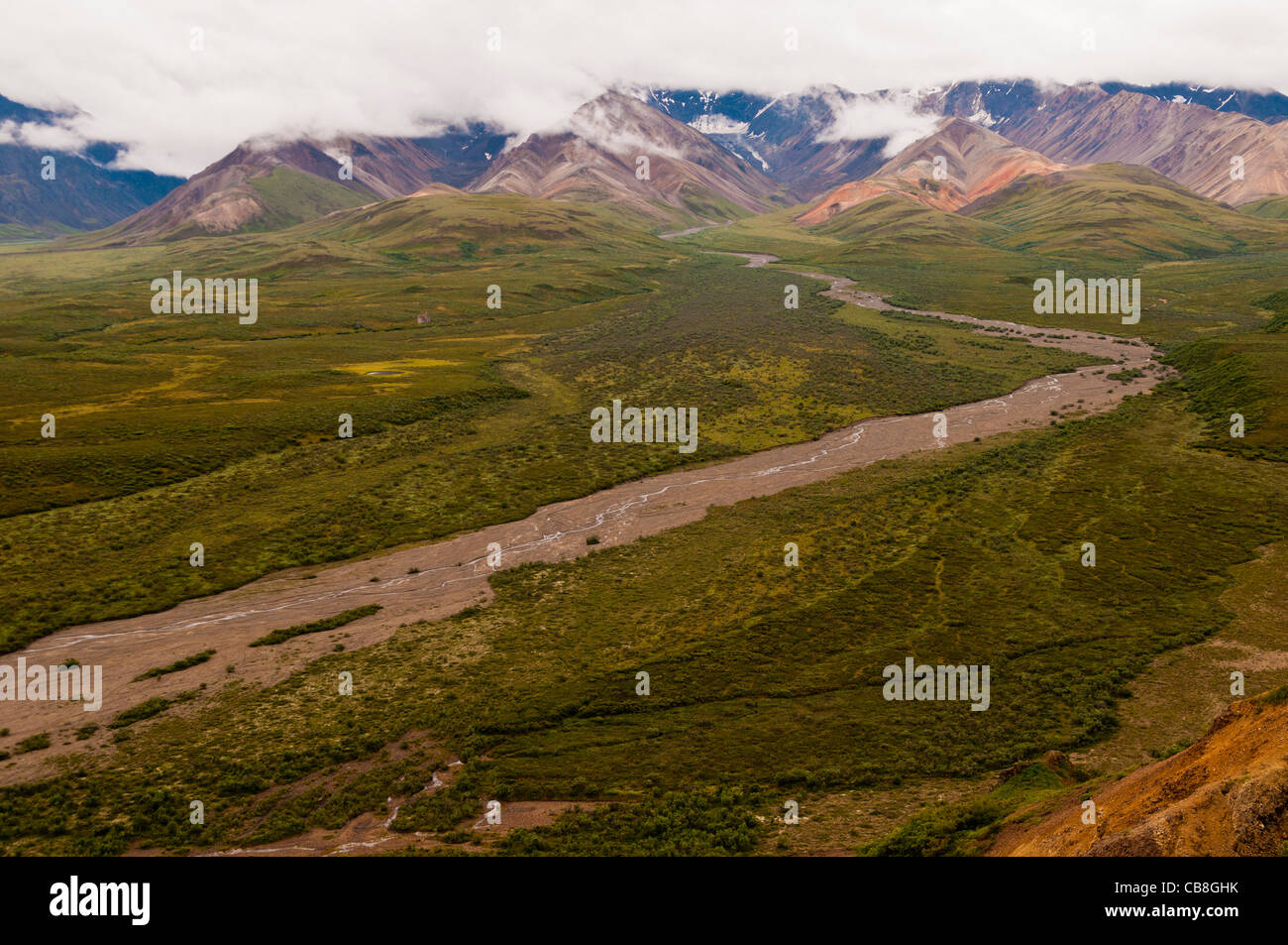 Polychrome Pass, Denali National Park, Alaska Stock Photo - Alamy
