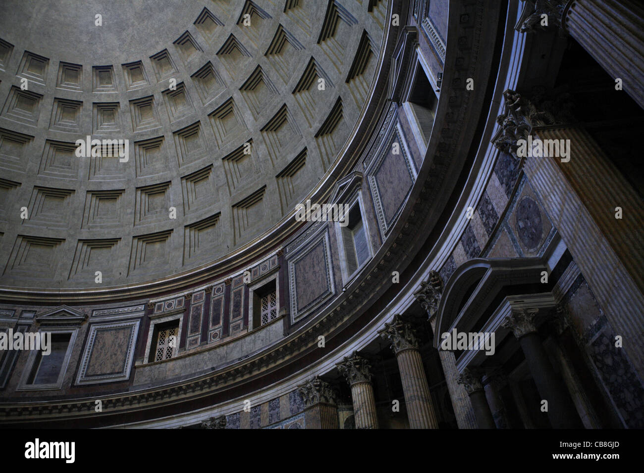 The Pantheon, Ancient Roman place of worship, Rome, Italy Stock Photo ...