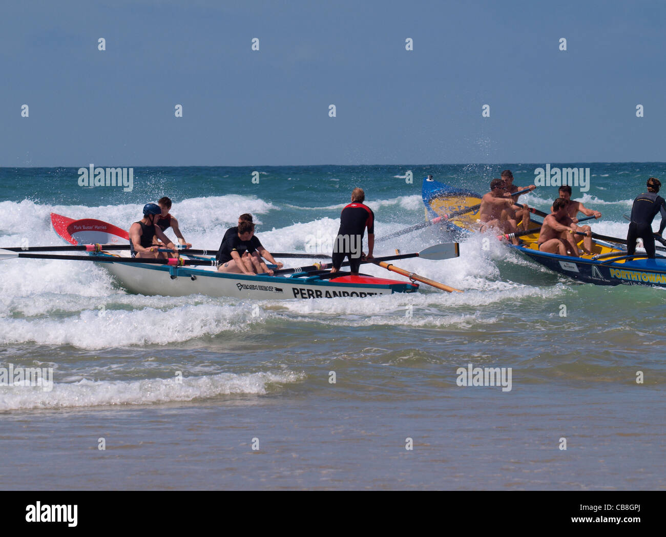 Traditional surf rowing boat hi-res stock photography and images - Alamy