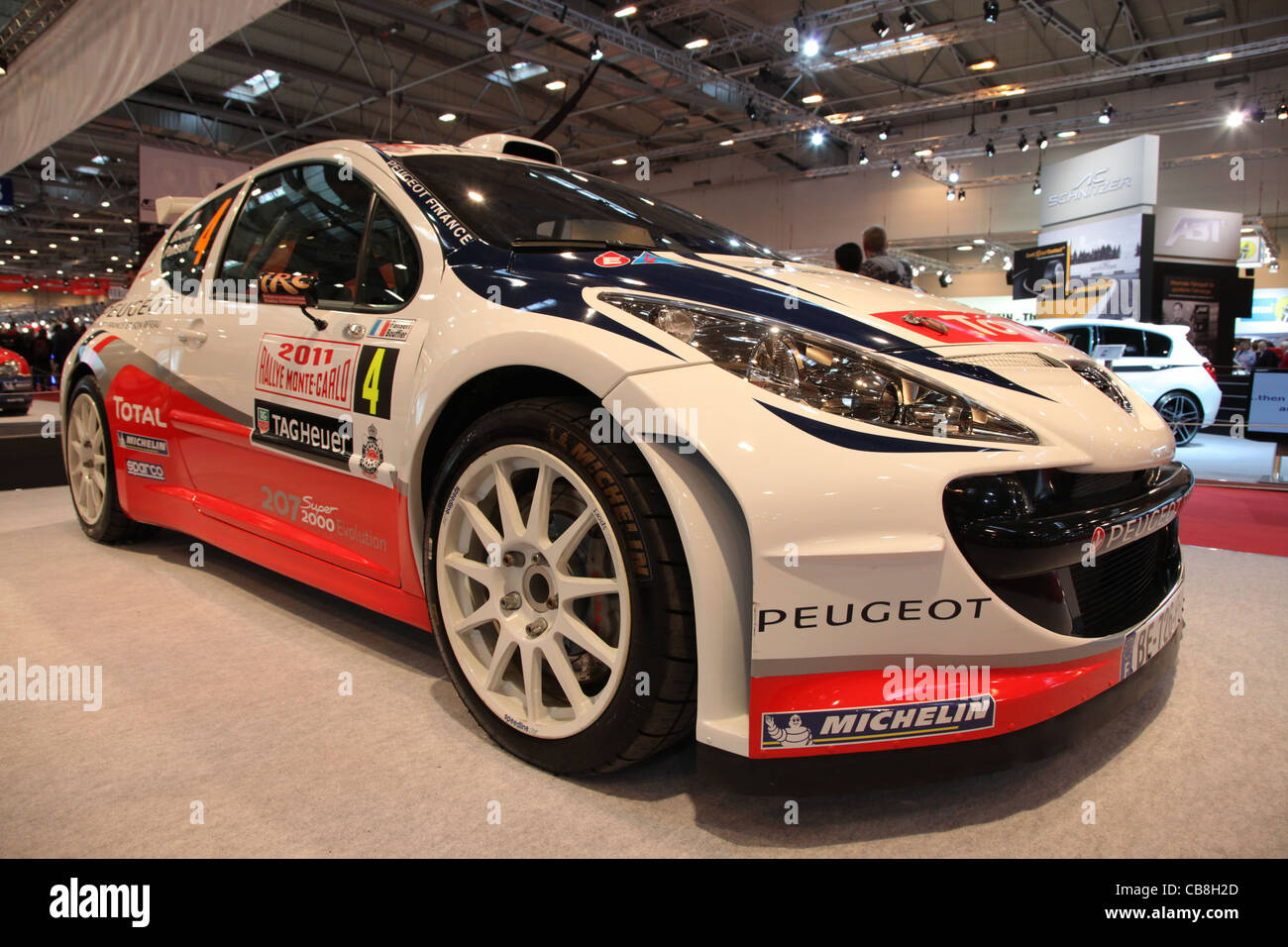 Peugeot 207 Super 2000 shown at the Essen Motor Show in Essen, Germany ...
