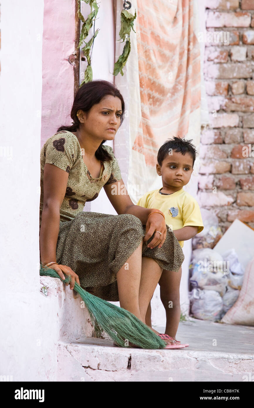 Idgah Slum Area - Jaipur, Rajasthan, India Stock Photo - Alamy