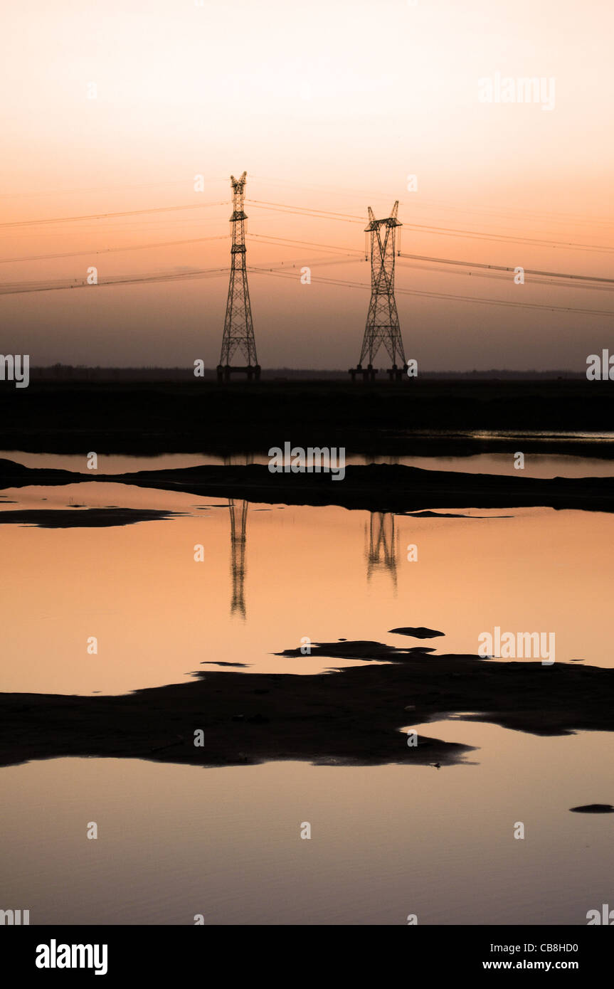 sunset water river nature outdoor landscape sunrise sun sky light ...
