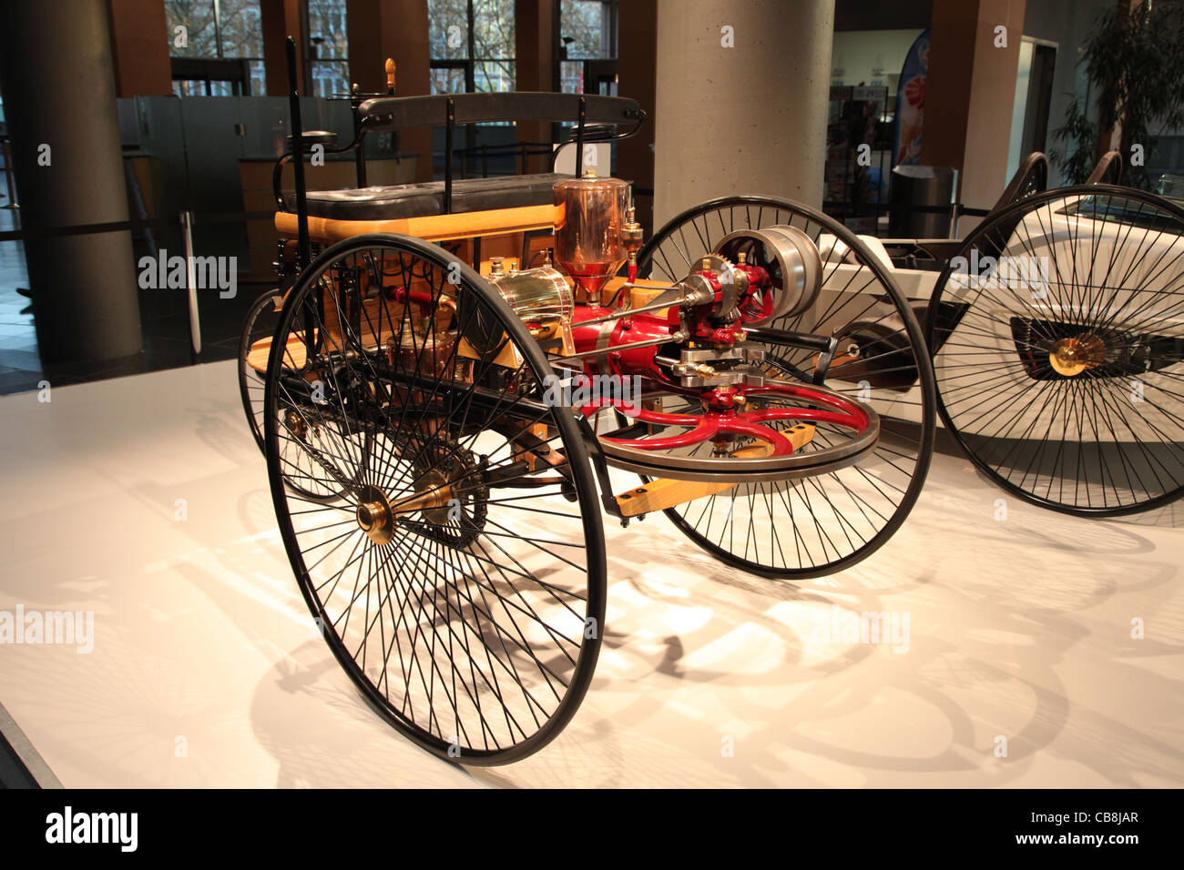 Karl Benz First Car Diagram