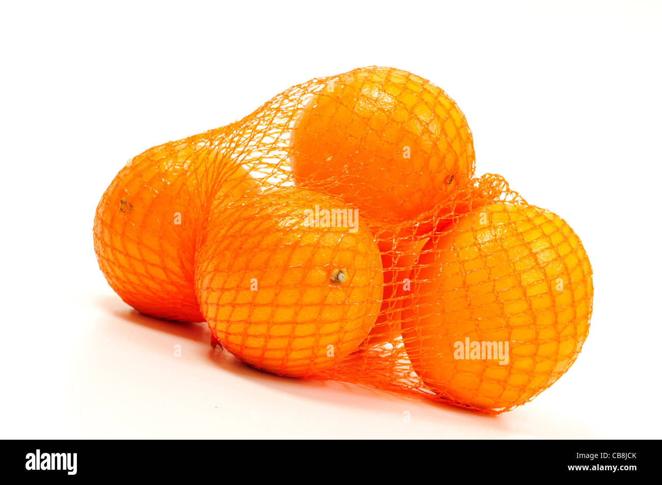 Orange's in Package Net Stock Photo - Alamy