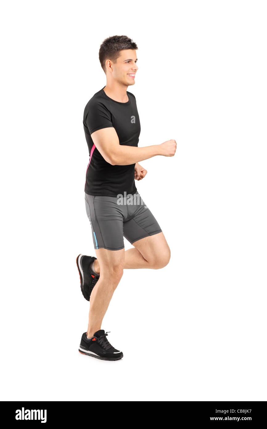Sporting man Cut Out Stock Images & Pictures - Alamy