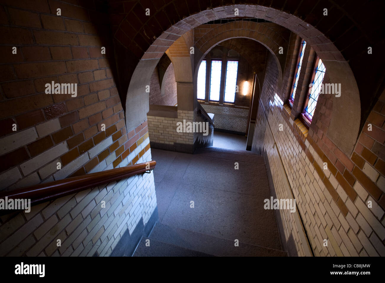 Beurs van Berlage architectural detail, Amsterdam, The Netherlands ...