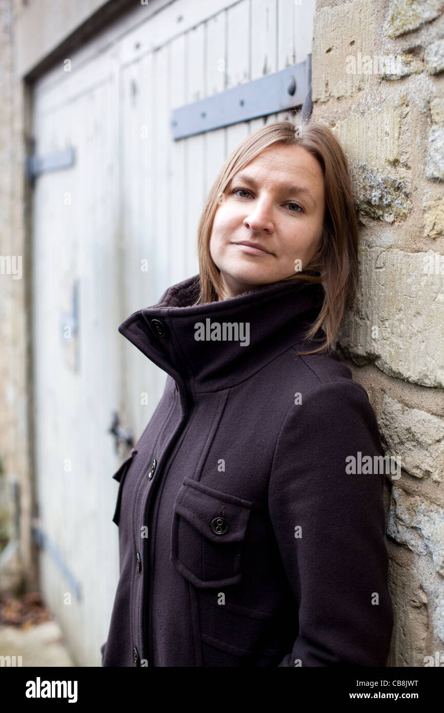 Young woman in rural setting Stock Photo - Alamy