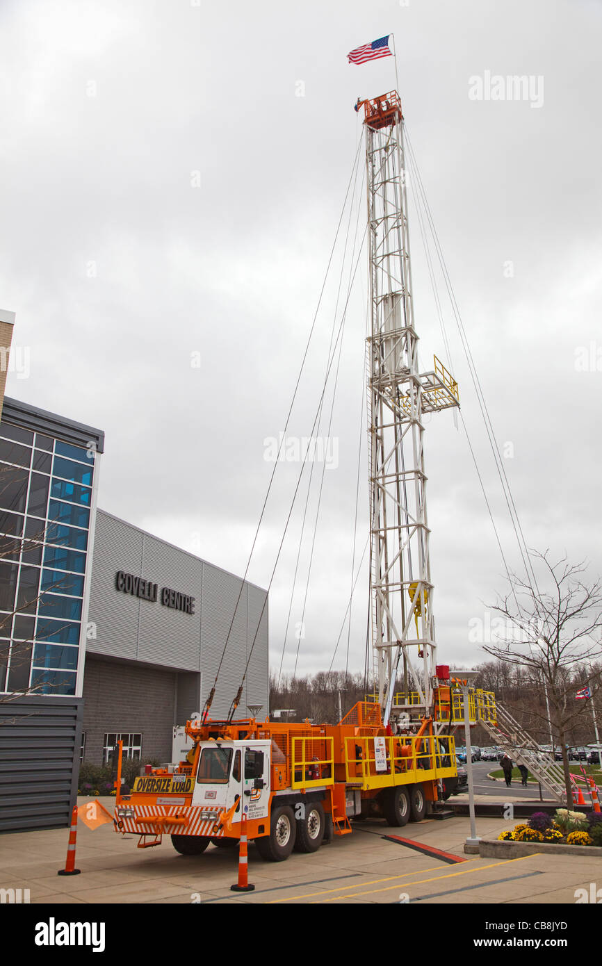 Drill Rig Outside Trade Show for Natural Gas Drilling Stock Photo - Alamy