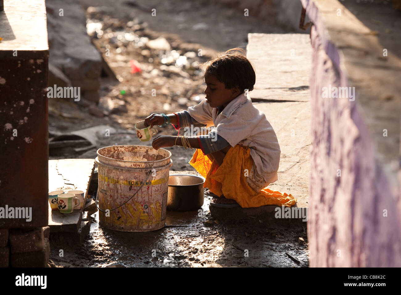 Idgah Slum Area - Jaipur, Rajasthan, India Stock Photo - Alamy