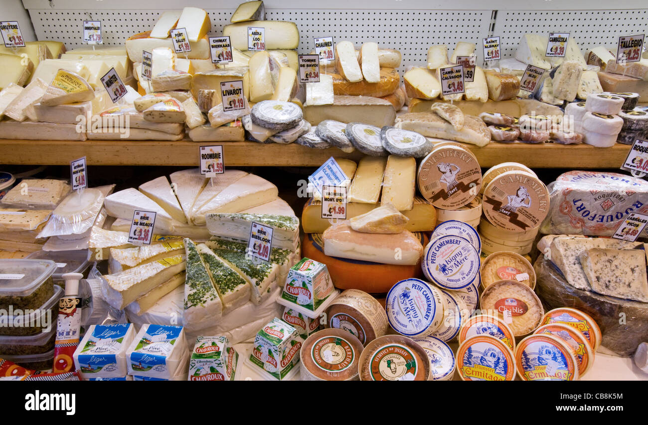 Milk cheese butter counter hi-res stock photography and images - Alamy