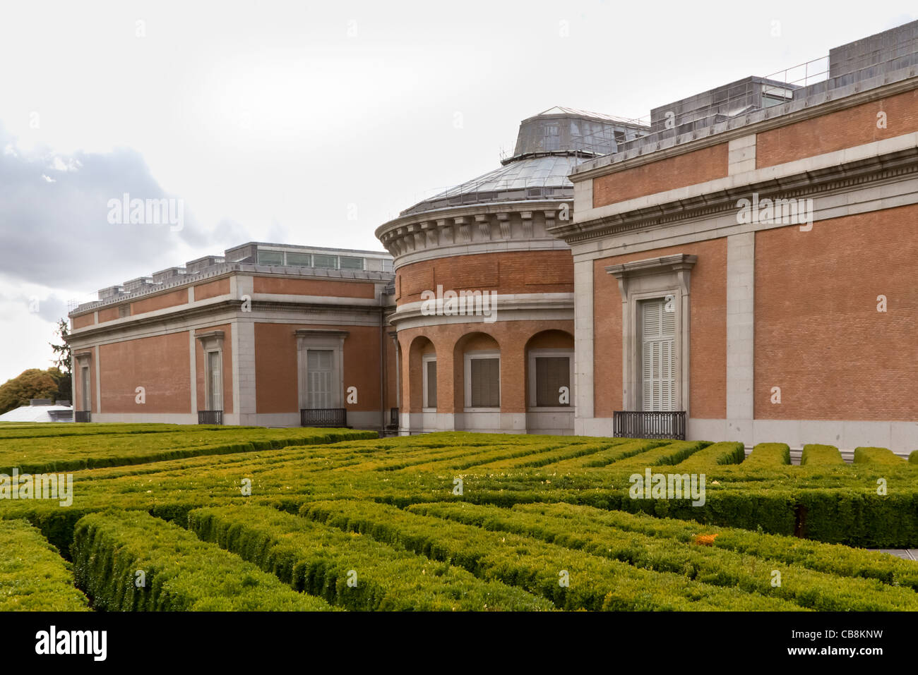 Back part of the famous spanish Museum "Prado" in Madrid Stock Photo ...