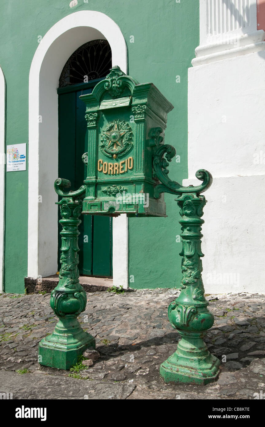 Historical letter box Stock Photo - Alamy