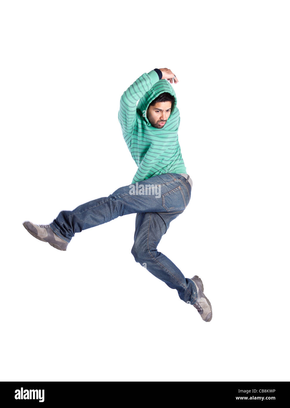 Hip hop dancer showing some movements (some motion blur Stock Photo - Alamy