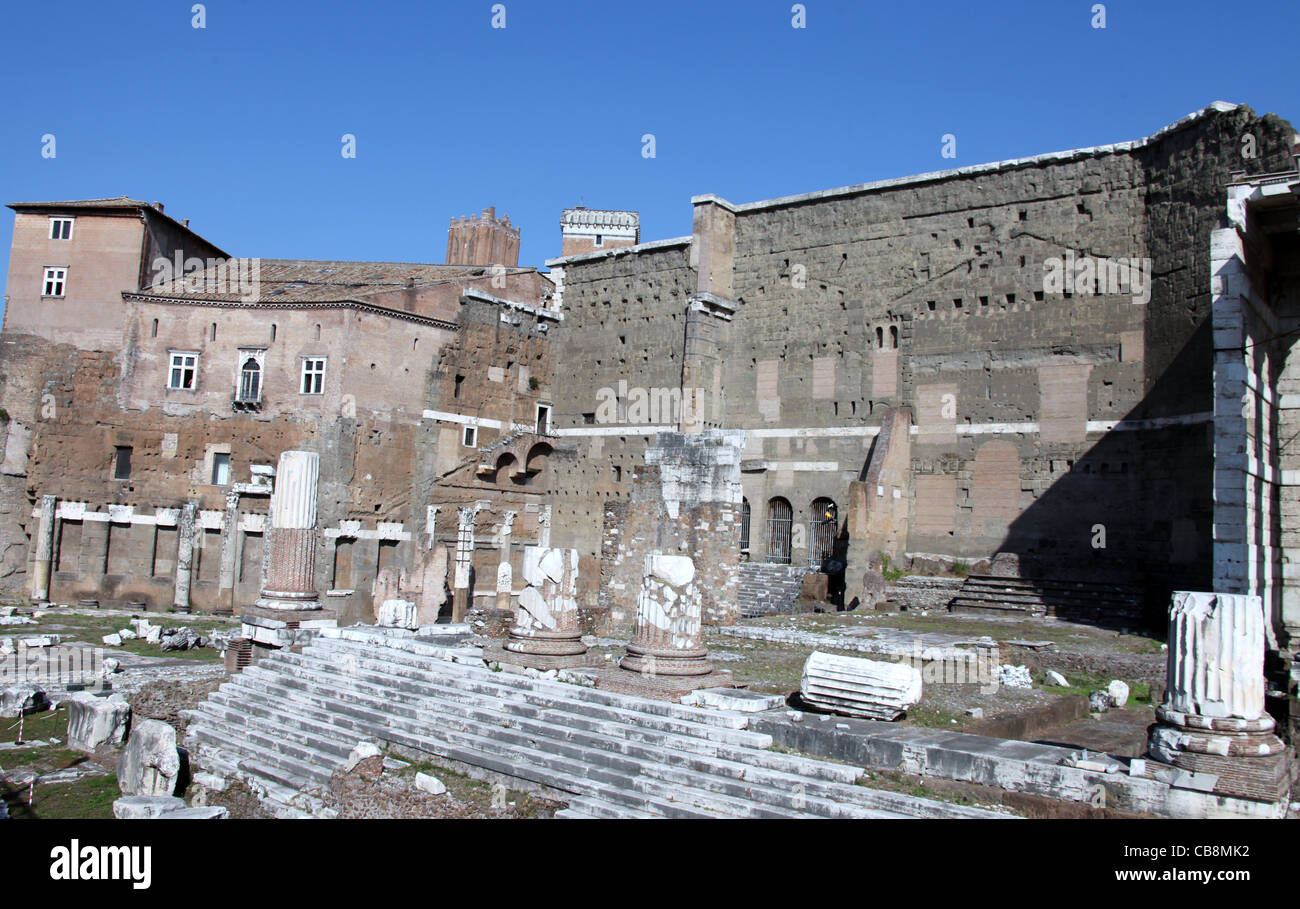 Remains of the Temple of Mars Ultor Stock Photo - Alamy