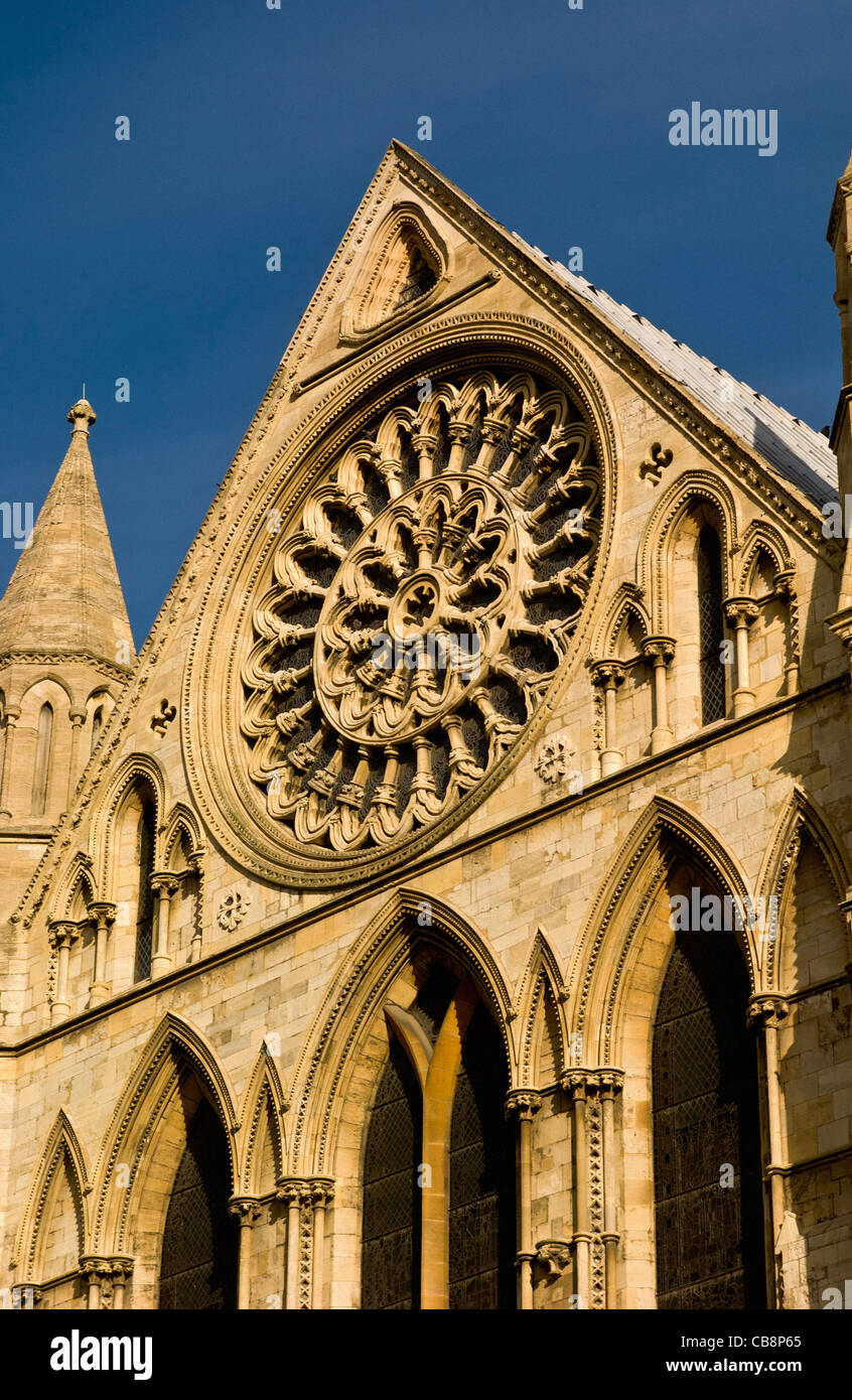 Rose window, York Minster, York, UK Stock Photo - Alamy