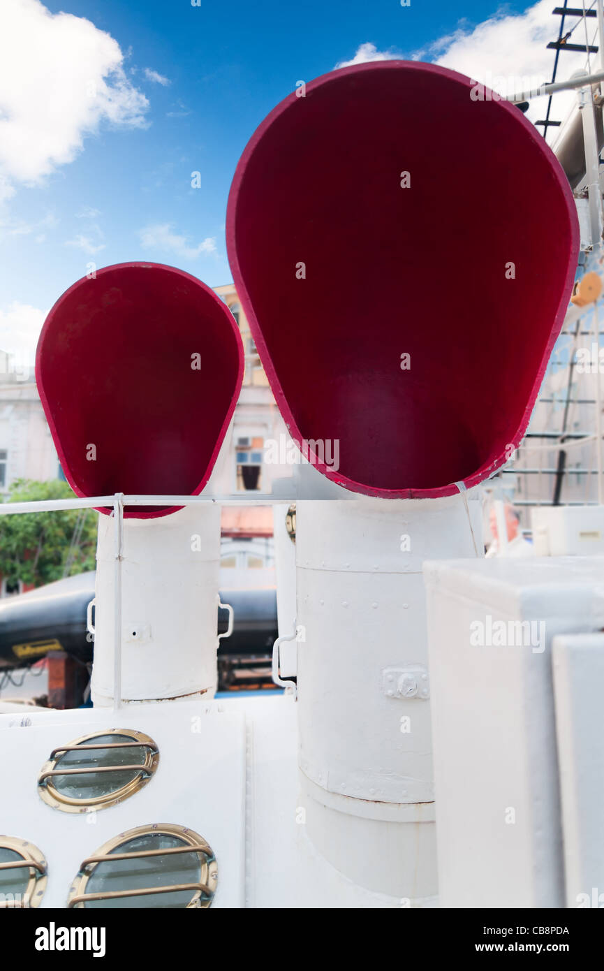 Ship exhaust pipe hi-res stock photography and images - Alamy