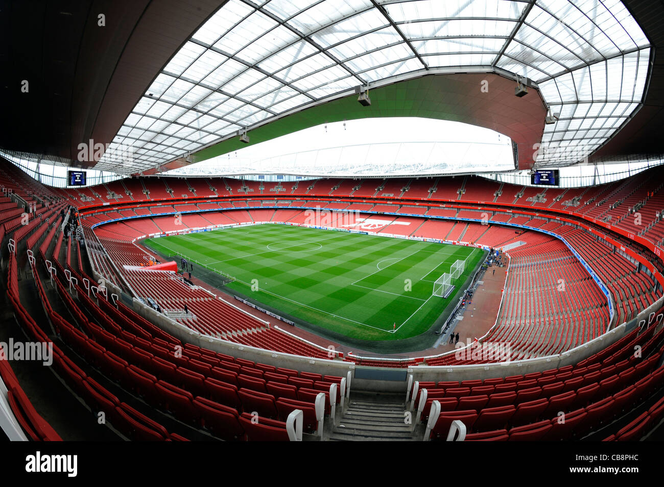 View inside the Emirates Stadium (also known as Ashburton Grove ...