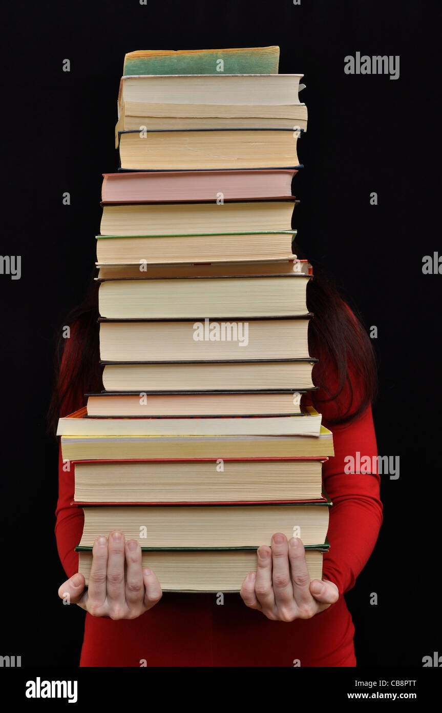 Woman lifting a heavy load hi-res stock photography and images - Alamy