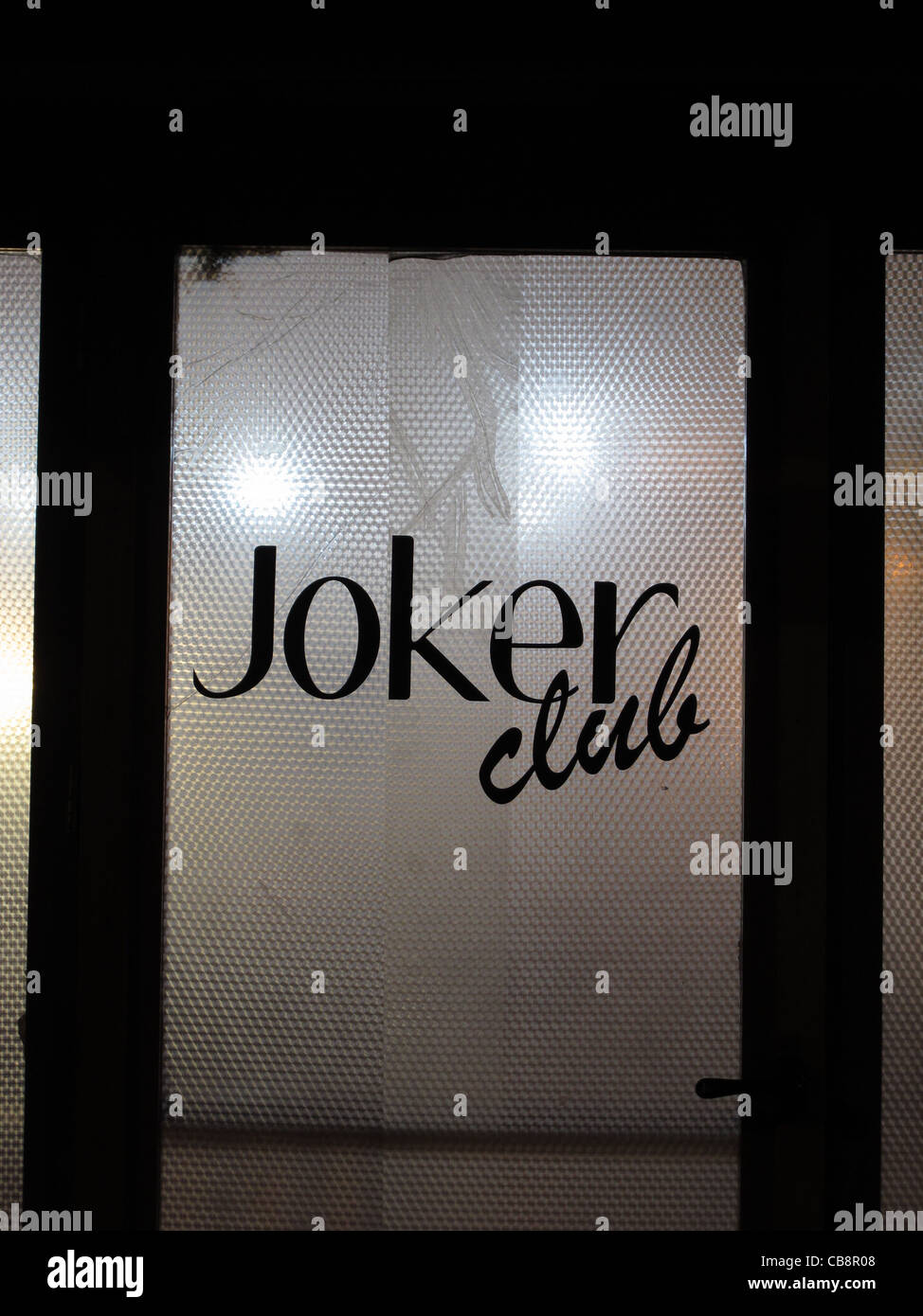 joker club in rome italy Stock Photo - Alamy