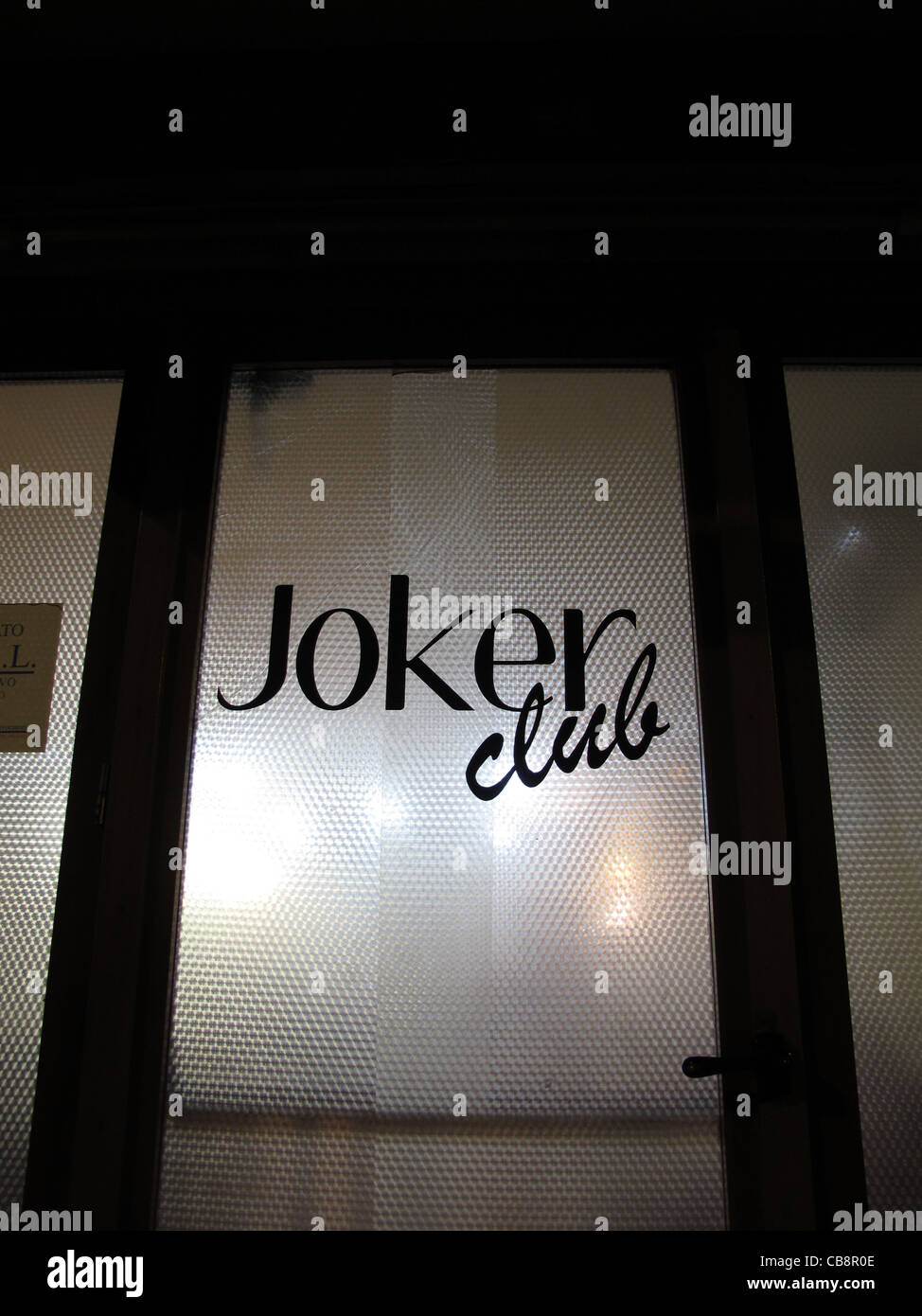 joker club in rome italy Stock Photo - Alamy