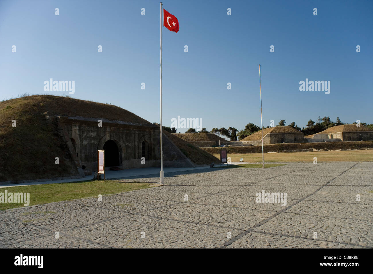 Kilid Bahr Fort on the Gallipoli peninsula shelled by the British in ...