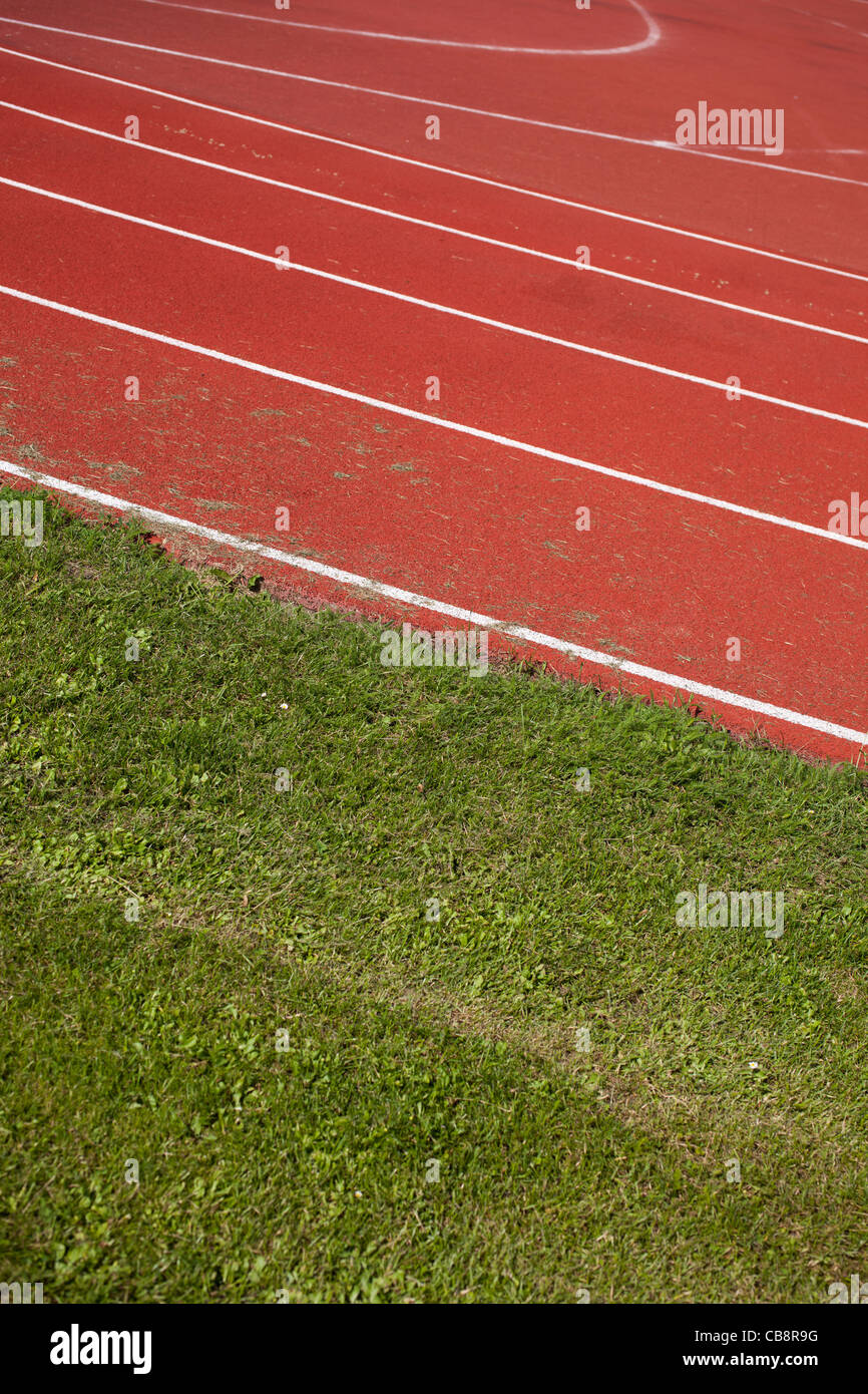 Running track closeup Stock Photo - Alamy