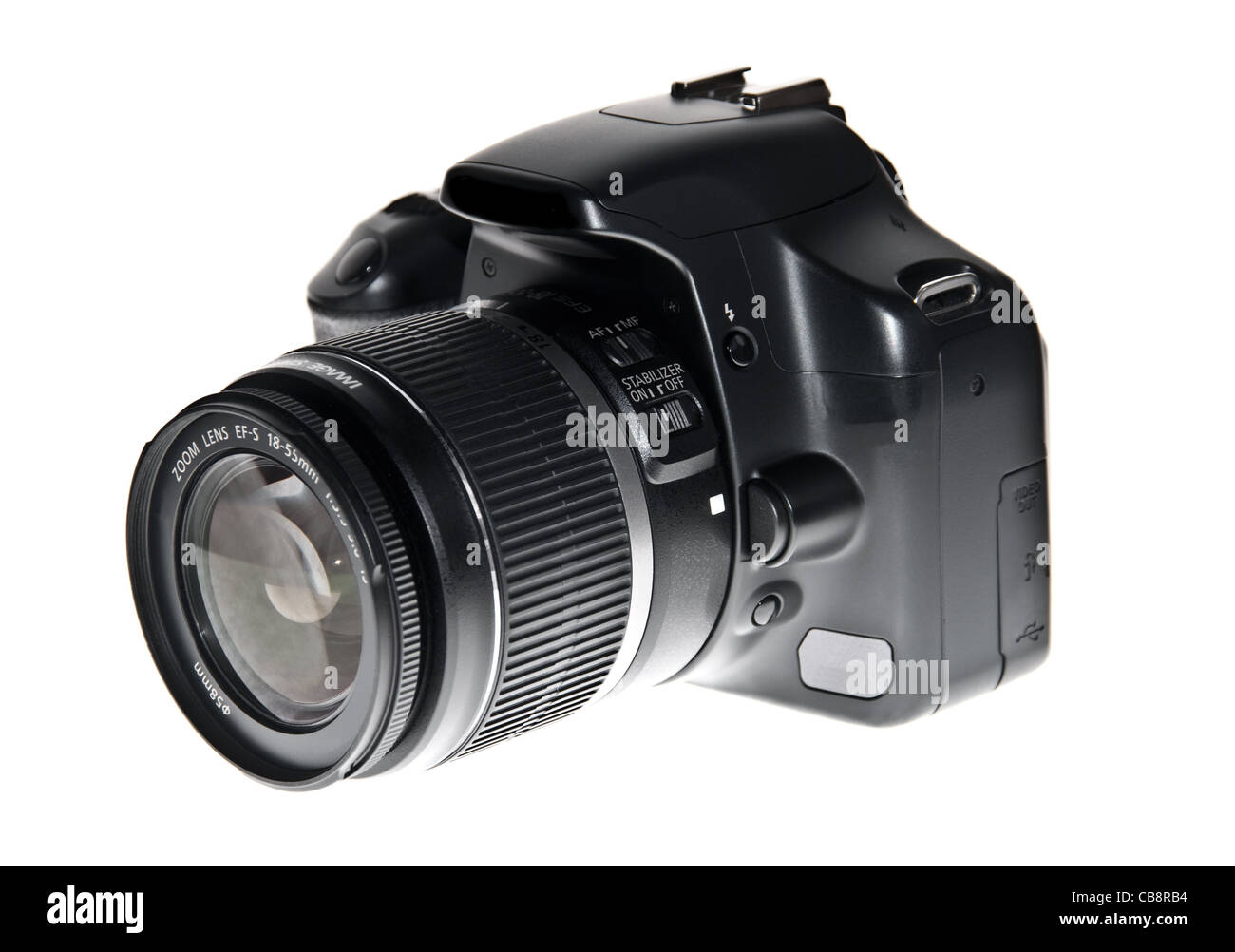 Dslr camera isolated on white Stock Photo - Alamy