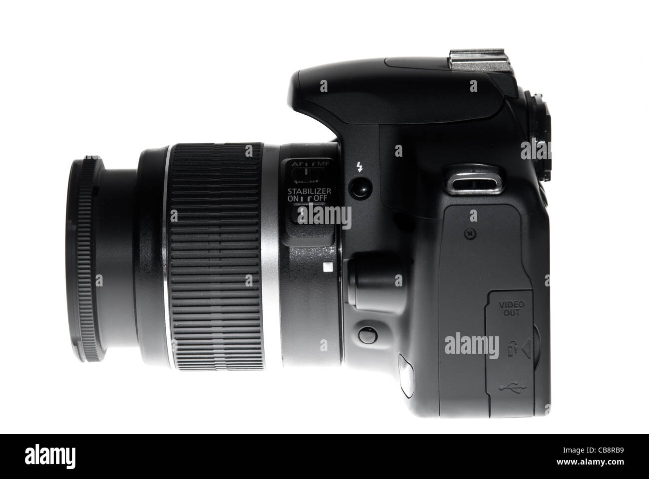 Dslr camera isolated on white Stock Photo - Alamy