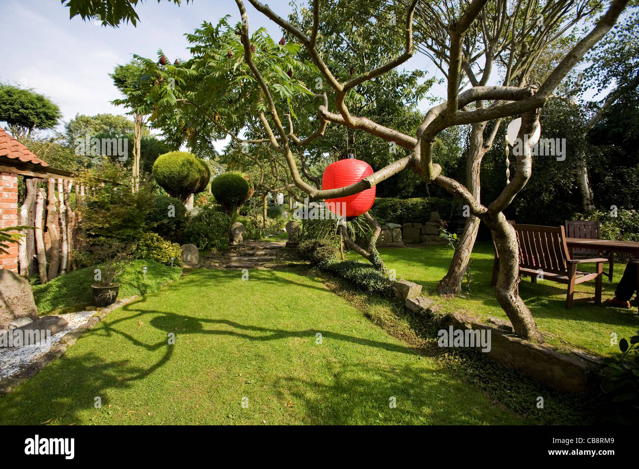 Japanese Garden Nottinghamshire UK Stock Photo - Alamy