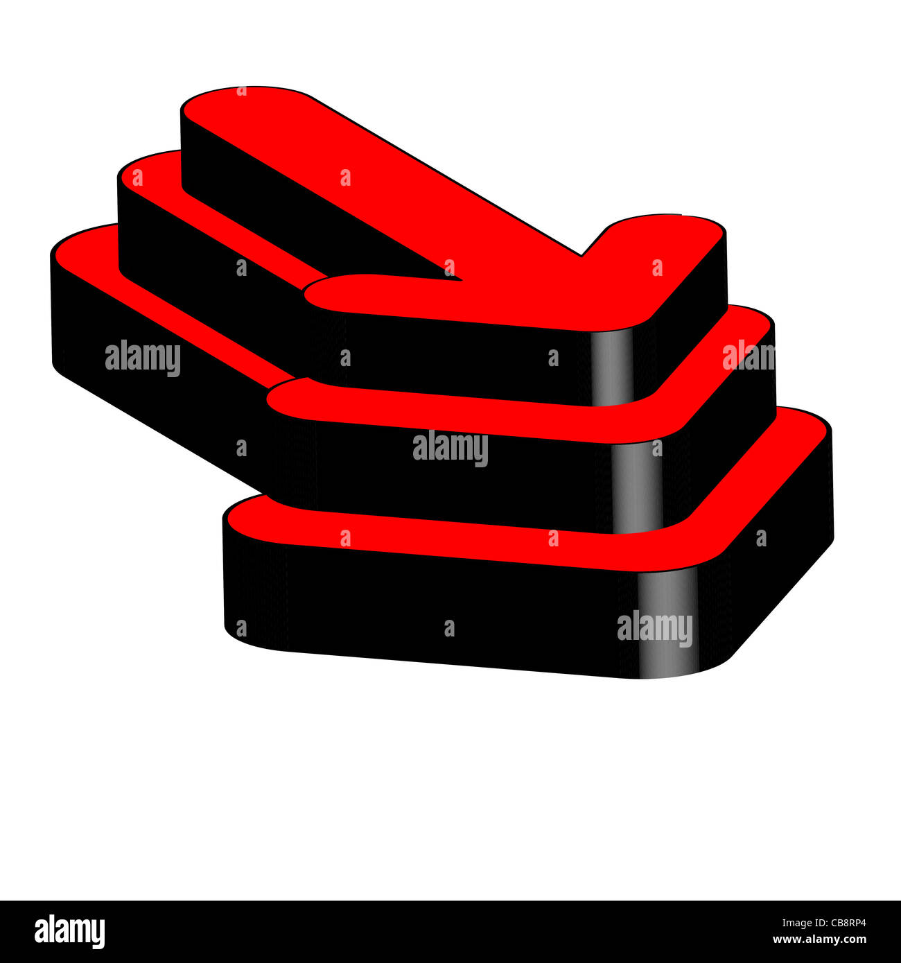 Vector red arrows Stock Photo - Alamy