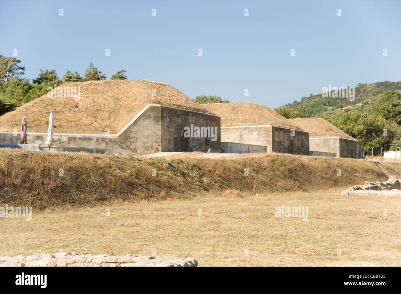 Kilid Bahr Fort on the Gallipoli peninsula shelled by the British in ...