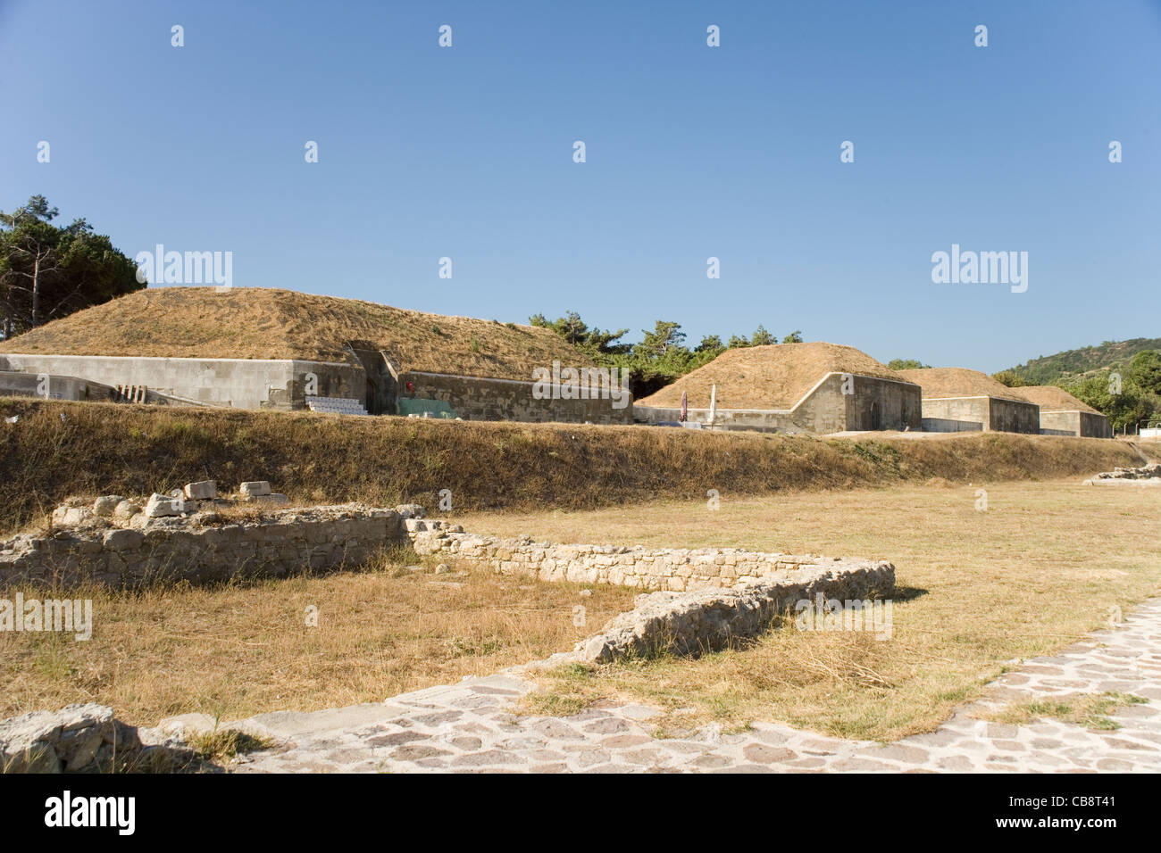 Kilid Bahr Fort on the Gallipoli peninsula shelled by the British in ...