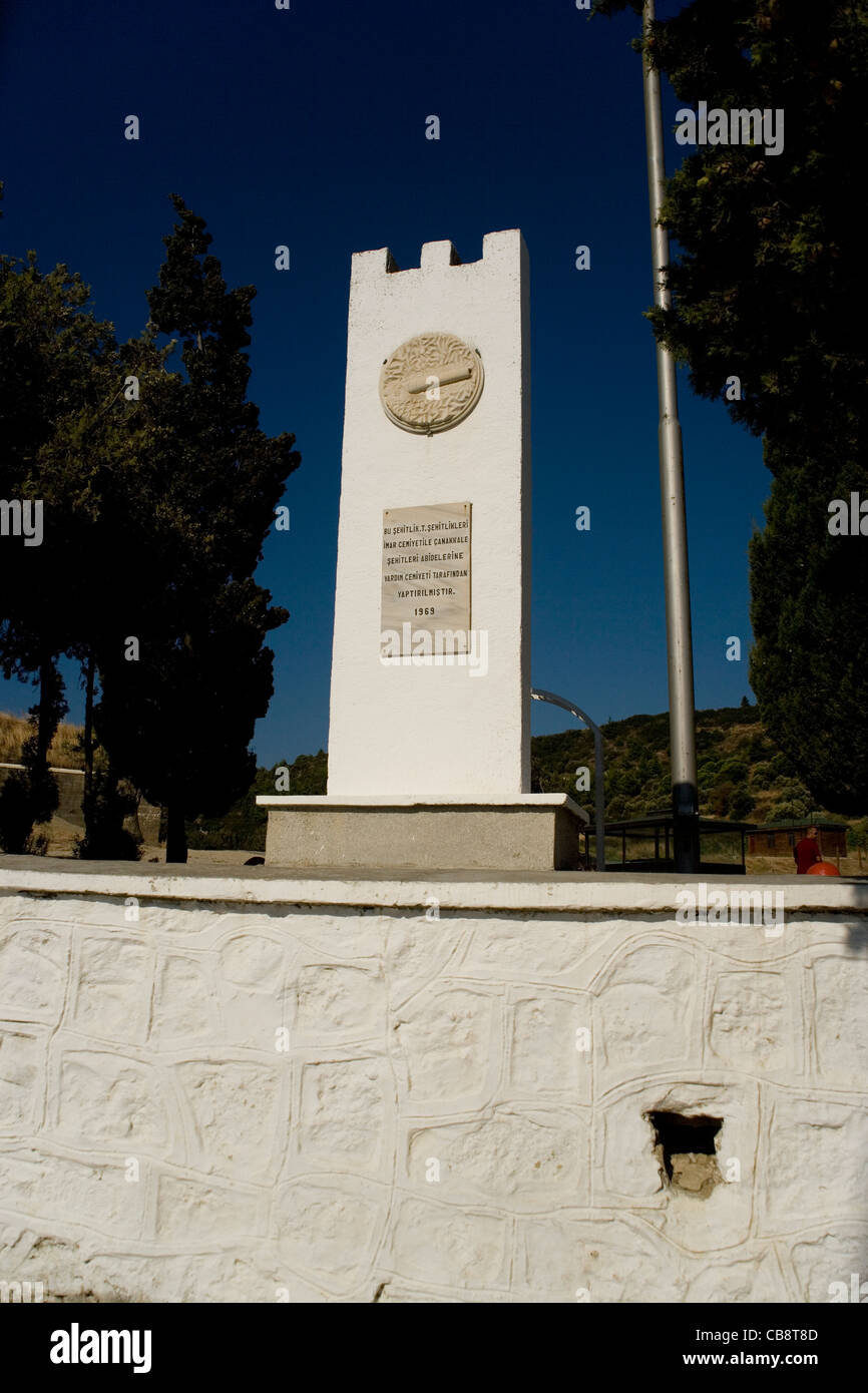 Mecideye Cemetery on the Gallipoli peninsula near the Kilid Bahr Fort ...