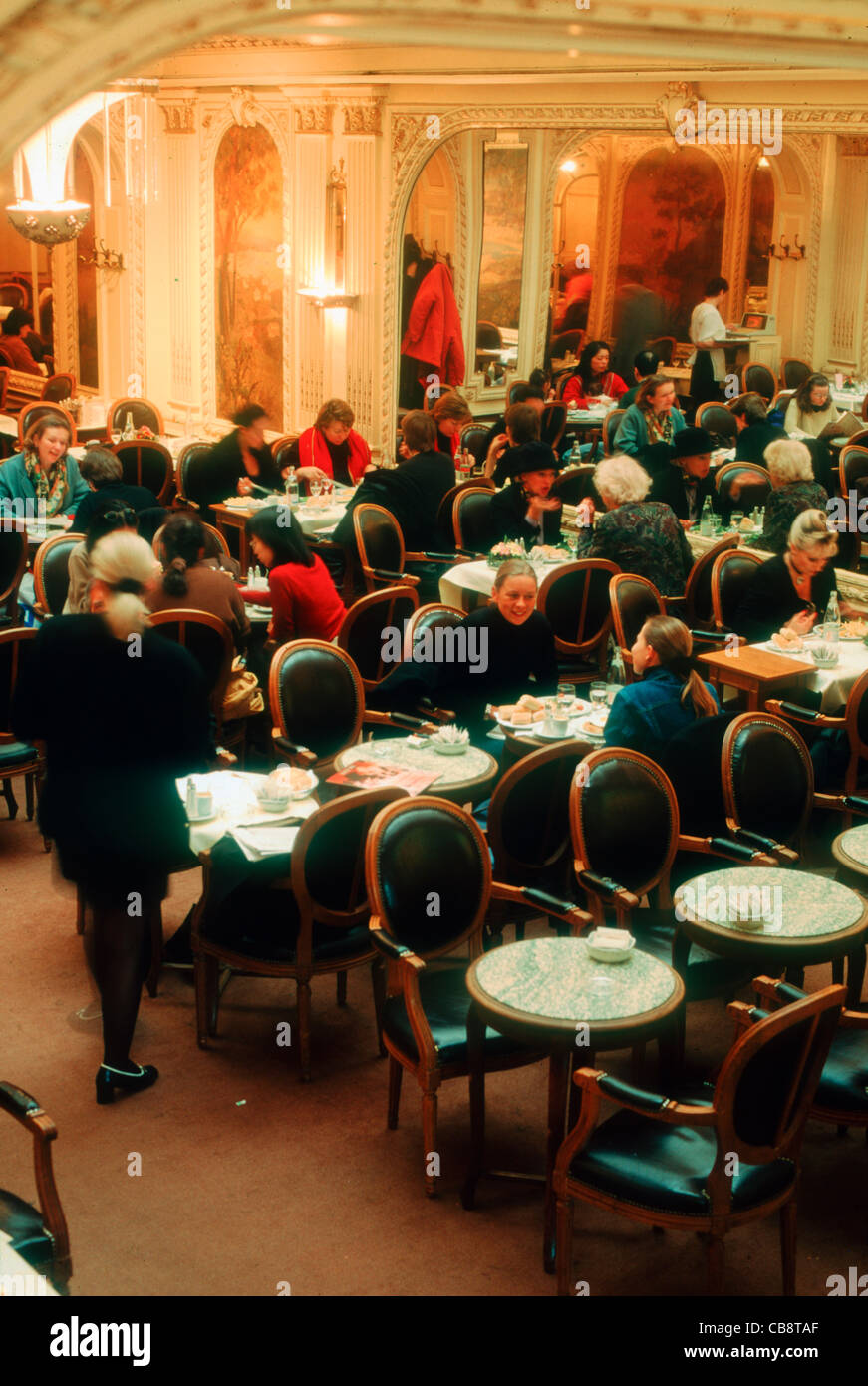 Inside angelinas french restaurant cafe hi-res stock photography and ...
