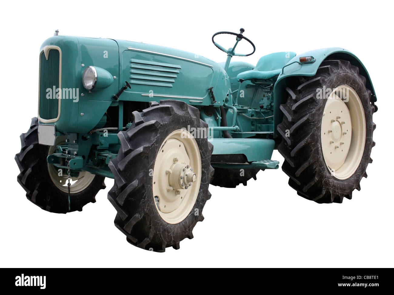 Vintage image of tractor Cut Out Stock Images & Pictures - Alamy