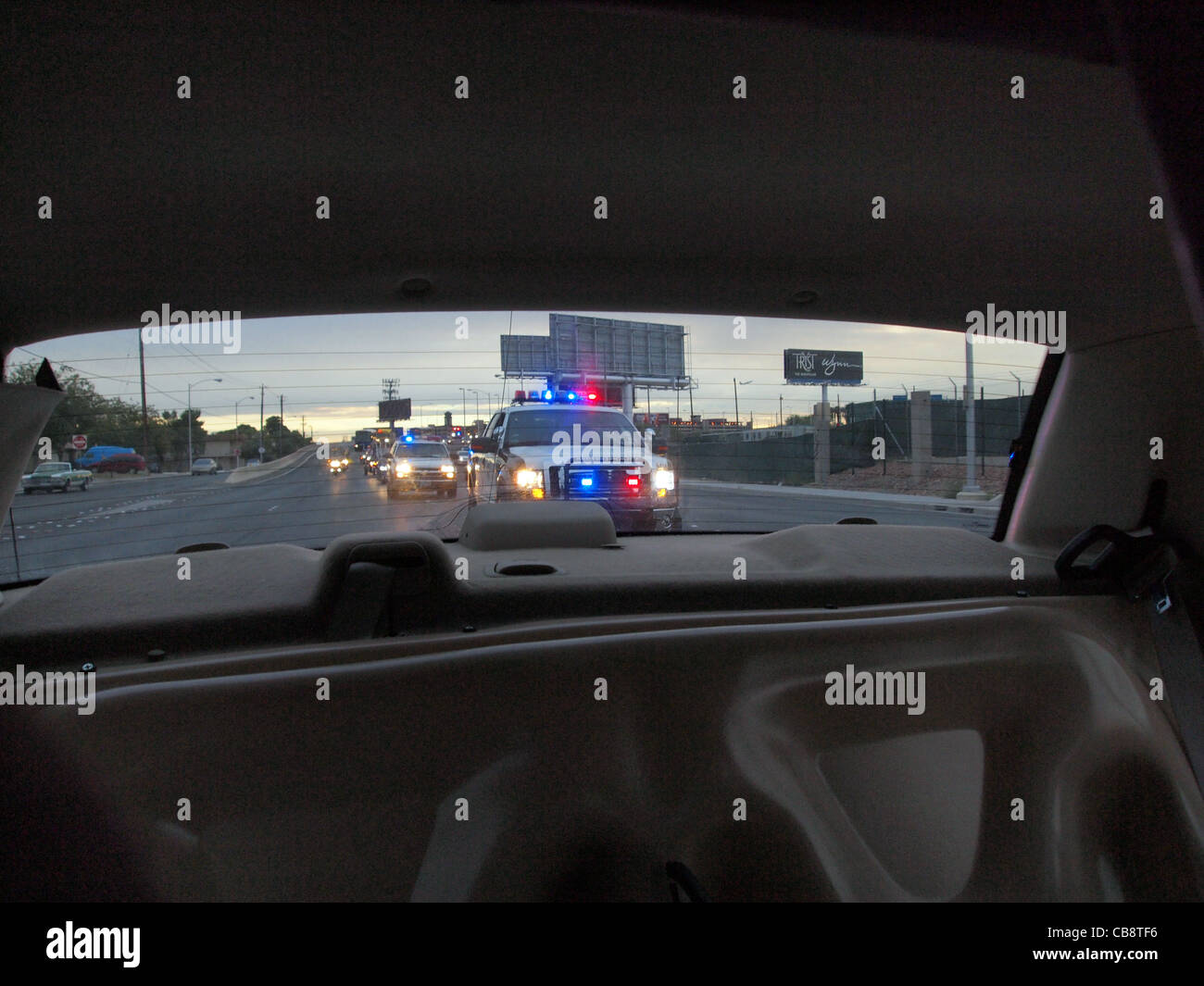 Police cars lights us hi-res stock photography and images - Alamy