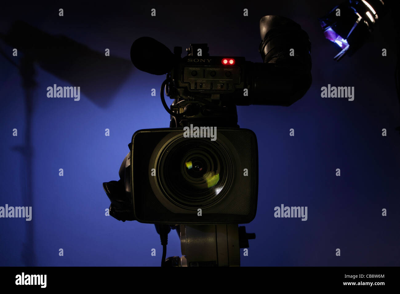 Television camera recording Stock Photo - Alamy