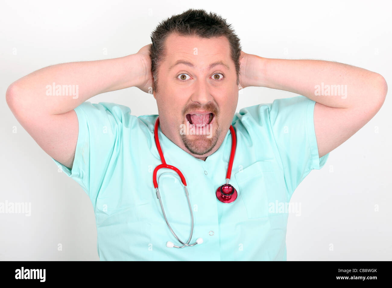 Patient screaming face hospital hi-res stock photography and images - Alamy