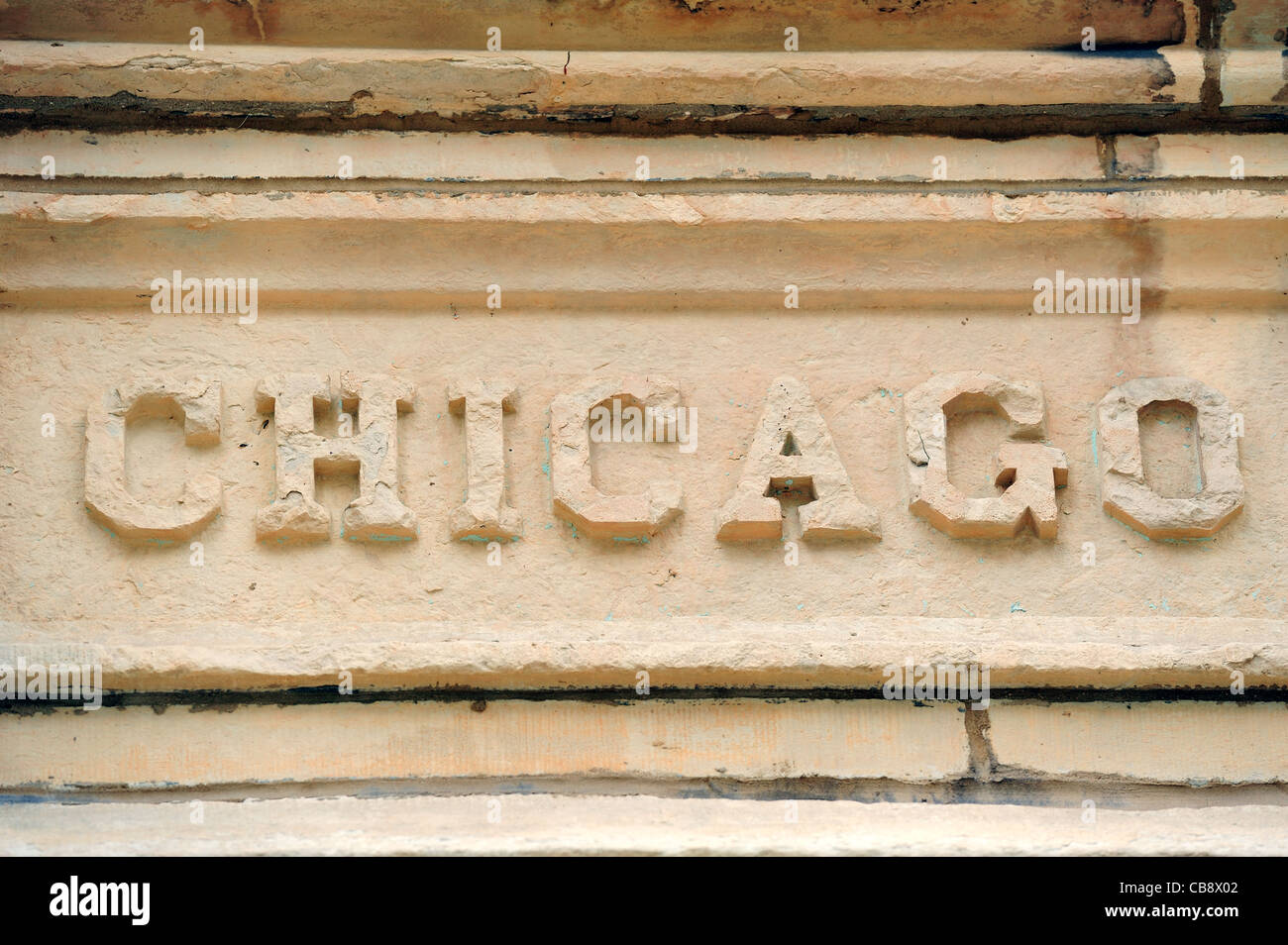Chicago city name hi-res stock photography and images - Alamy