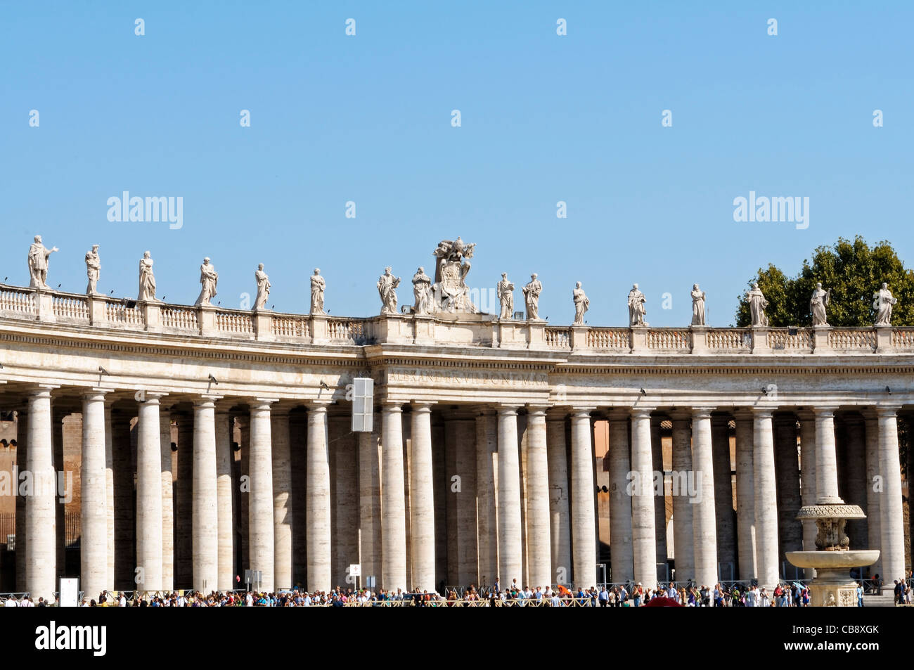 Vatican - Colonnades Stock Photo - Alamy