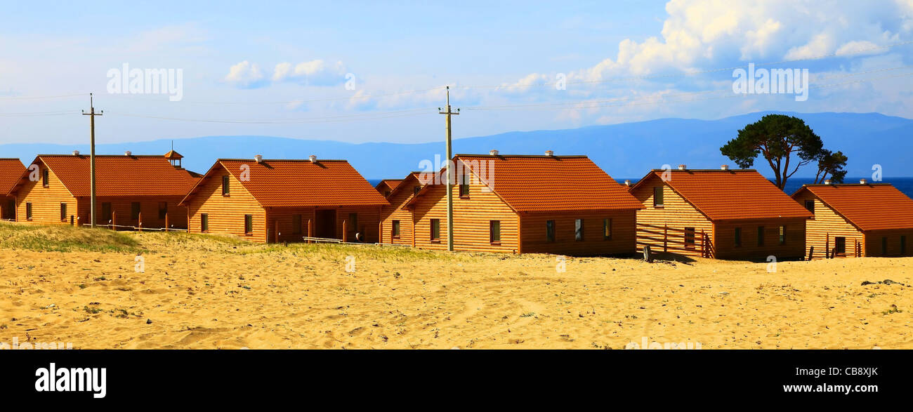Log cabin under construction hi-res stock photography and images - Alamy